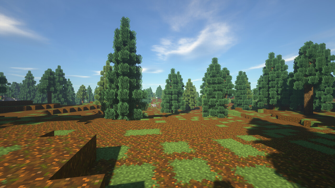 Large Taiga Mountain [map] 1.14+ Minecraft Map