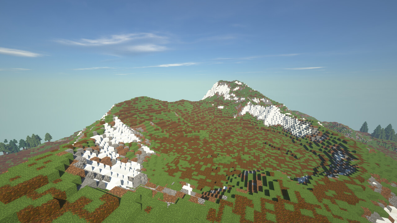 Large Taiga Mountain [map] 1.14+ Minecraft Map