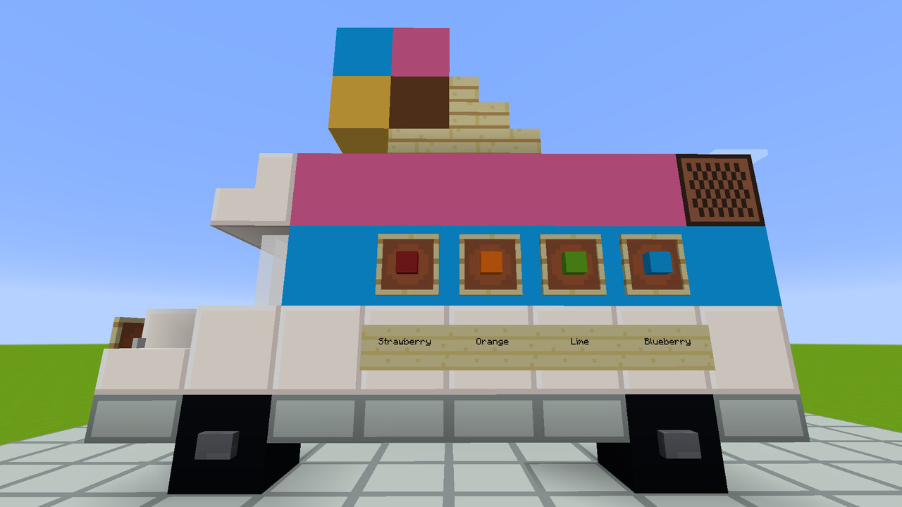 Ice Cream Truck Minecraft Map