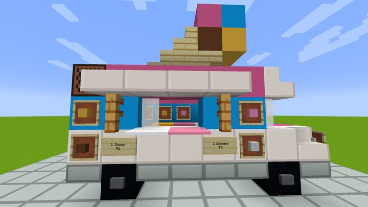 Ice Cream Truck Minecraft Map