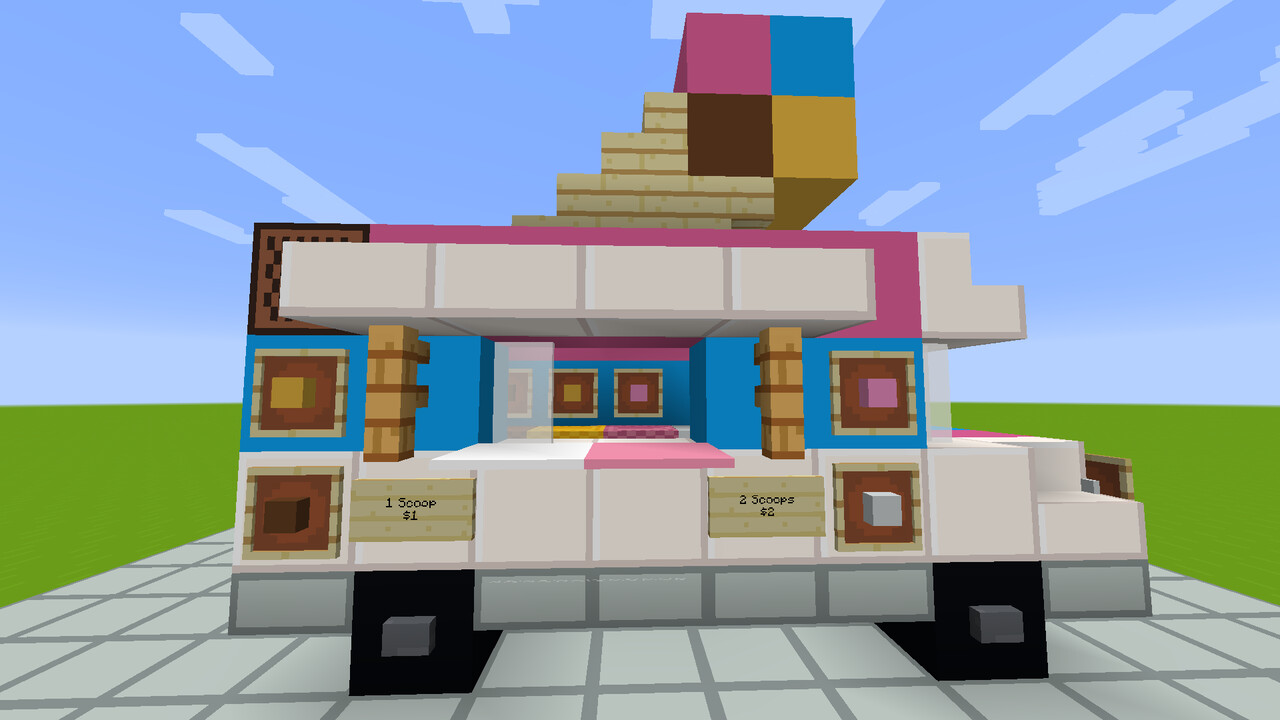 Ice Cream Truck Minecraft Map