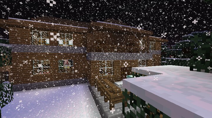 Frozen winter Minecraft Map