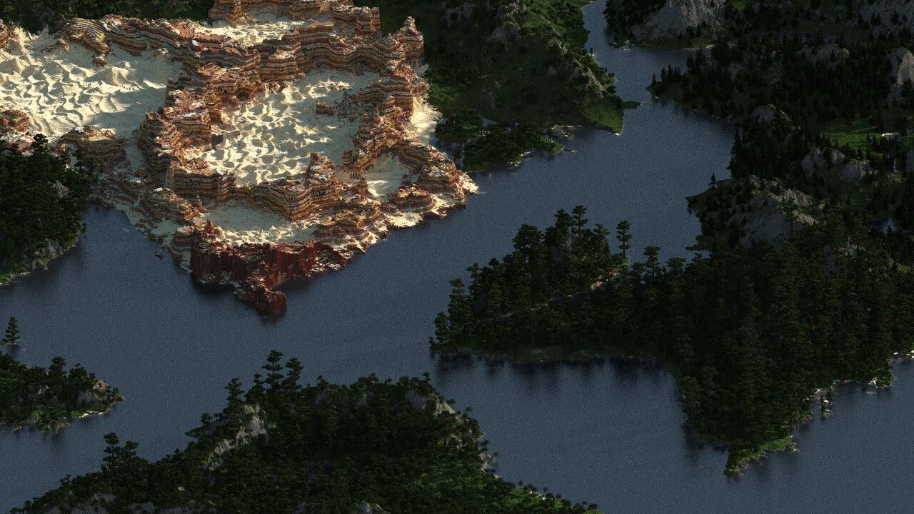 Mini RPG map with multibioms - 5000x5000 Minecraft Map