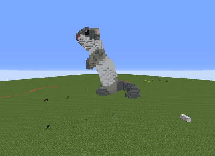 White Ferret / Hurón blanco - Tifa291 Minecraft Map