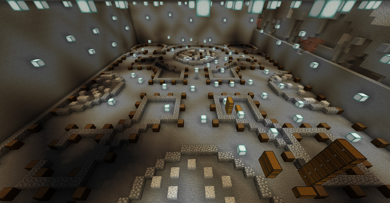 Rustic cave base Minecraft Map
