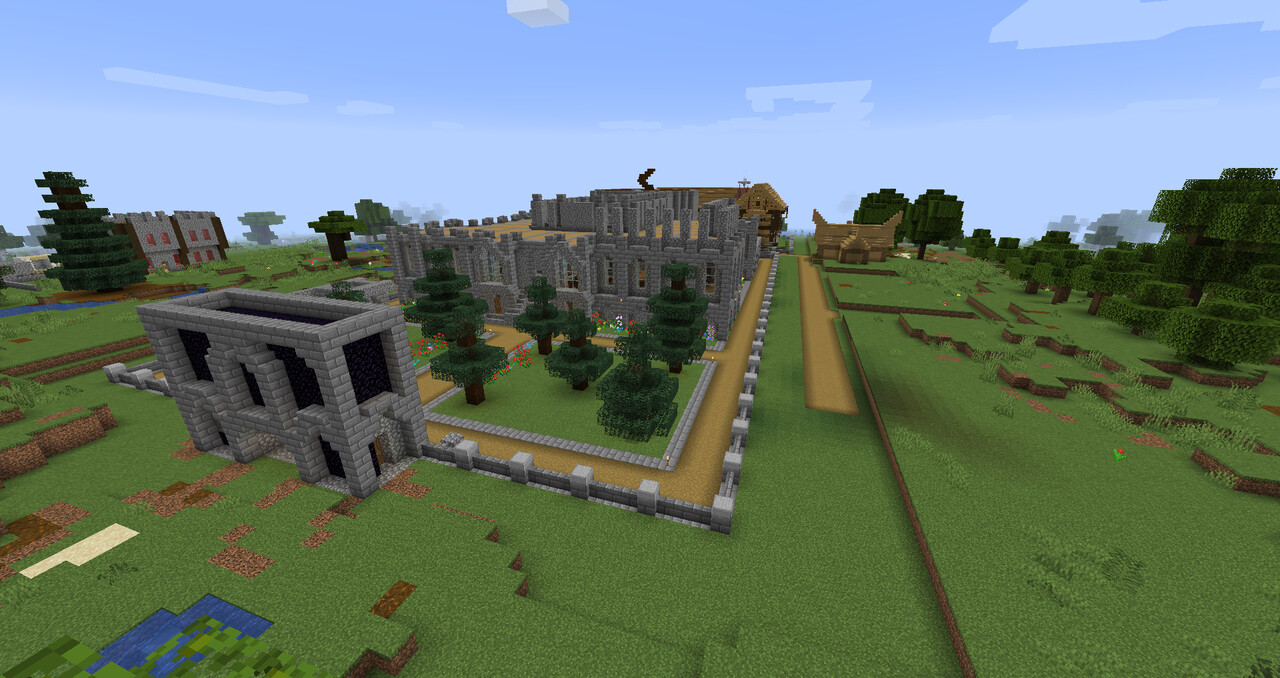 Russia's base from Medieval Realms Minecraft Map