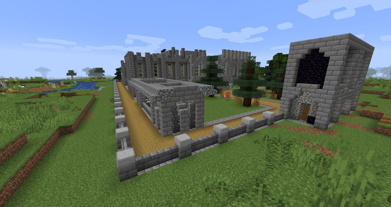 Russia's base from Medieval Realms Minecraft Map