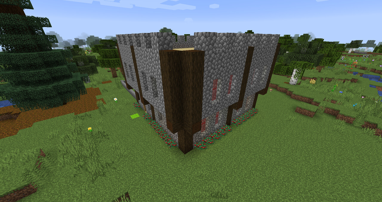 Russia's base from Medieval Realms Minecraft Map