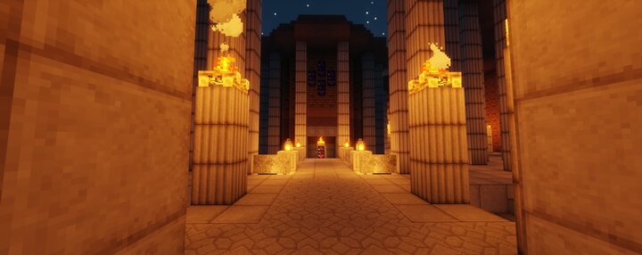 Carthaginian Cothon Harbor Minecraft Map