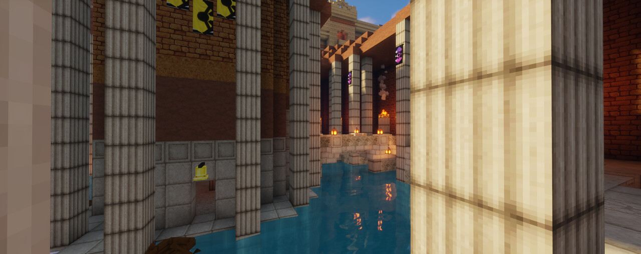 Carthaginian Cothon Harbor Minecraft Map