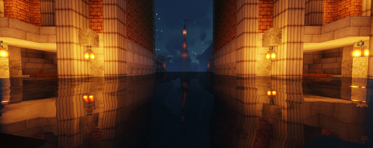 Carthaginian Cothon Harbor Minecraft Map