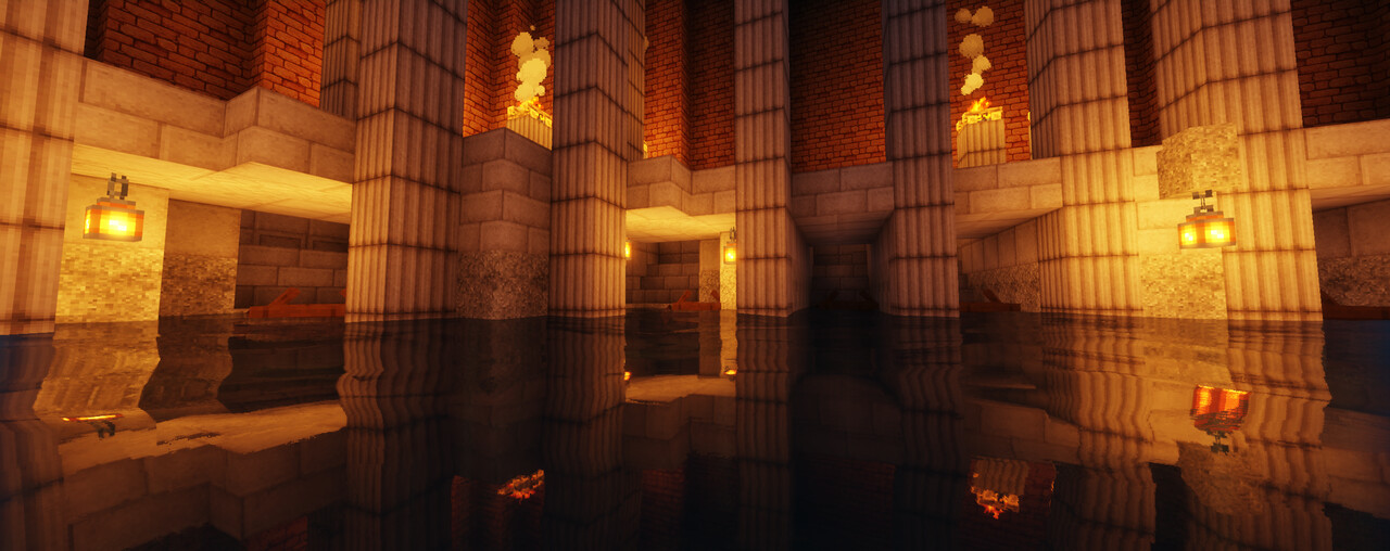 Carthaginian Cothon Harbor Minecraft Map