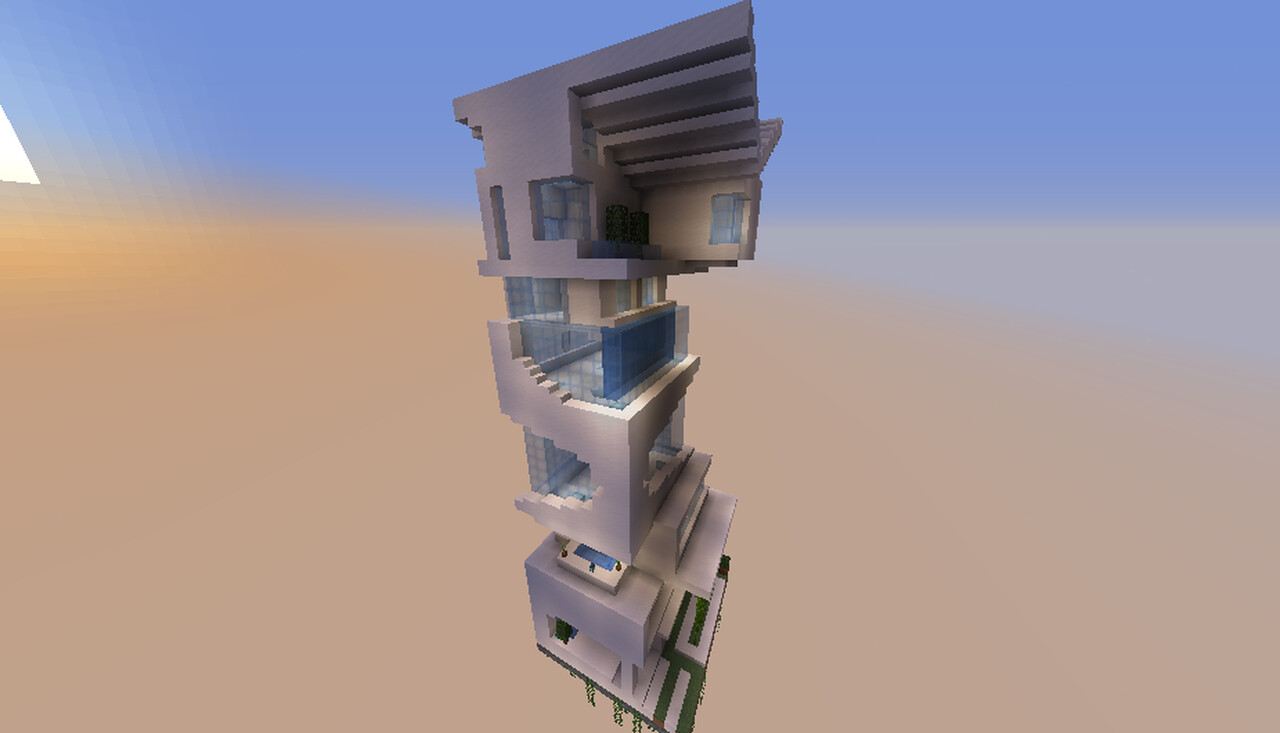 One Chunk Hotel Minecraft Map