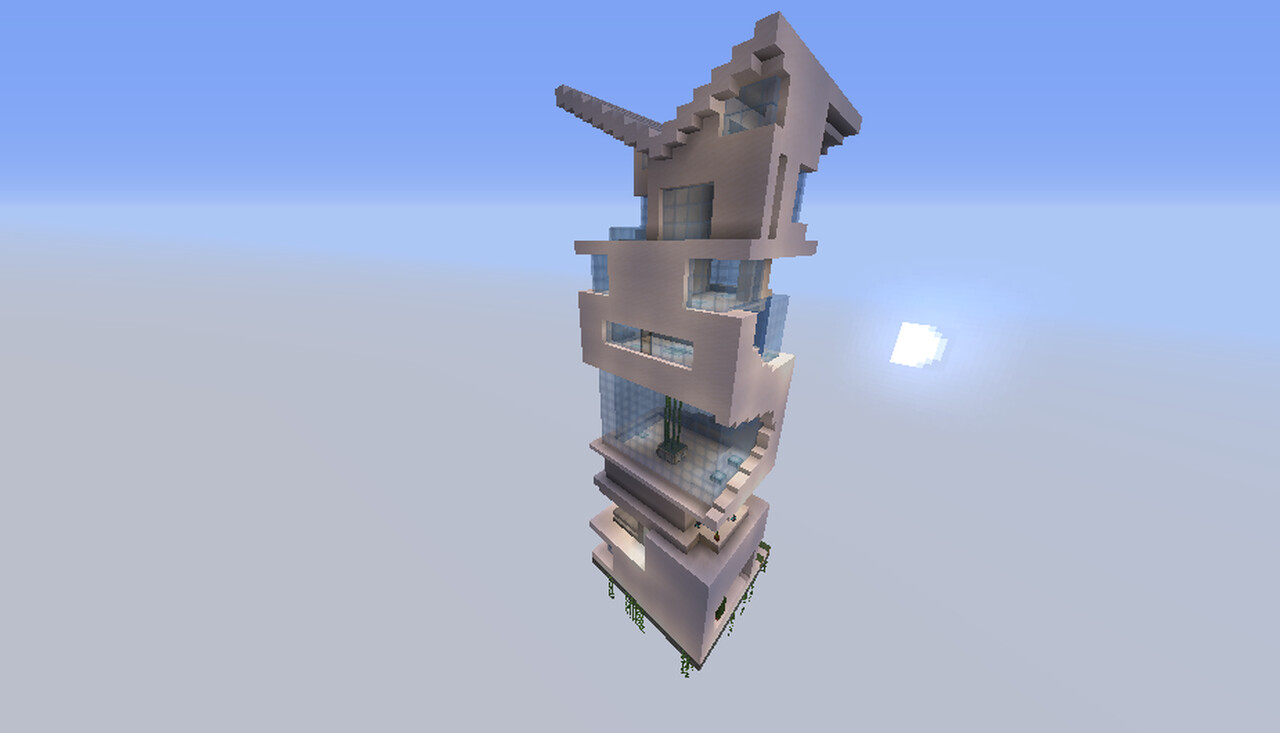 One Chunk Hotel Minecraft Map