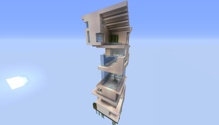 One Chunk Hotel Minecraft Map