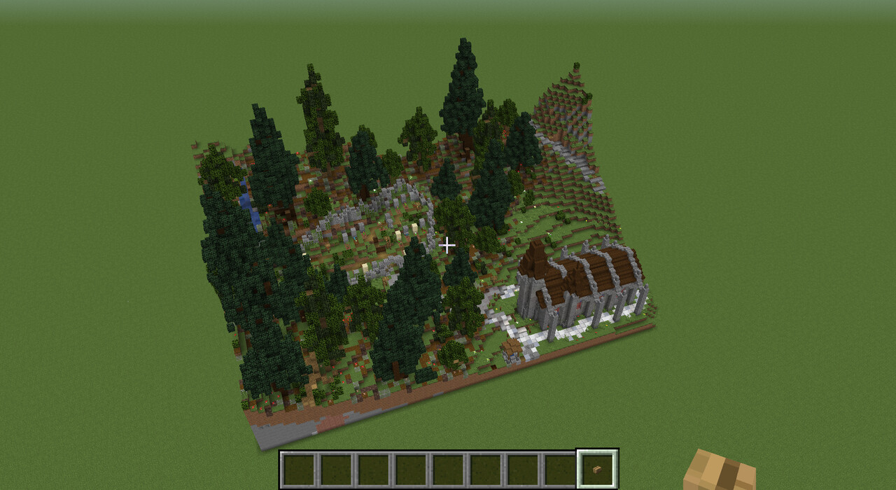 Church with graveyard - église avec cimetière - Kirche mit Friedhof ...