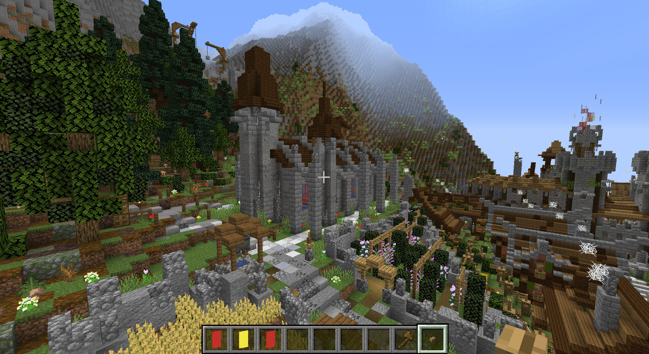 Church with graveyard - église avec cimetière - Kirche mit Friedhof ...