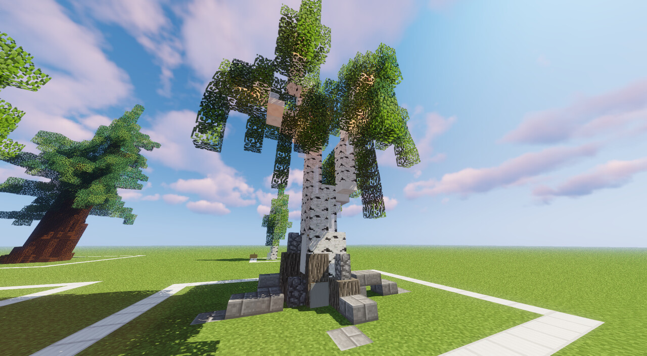 inspirations for different tree styles! (1.13) Minecraft Map
