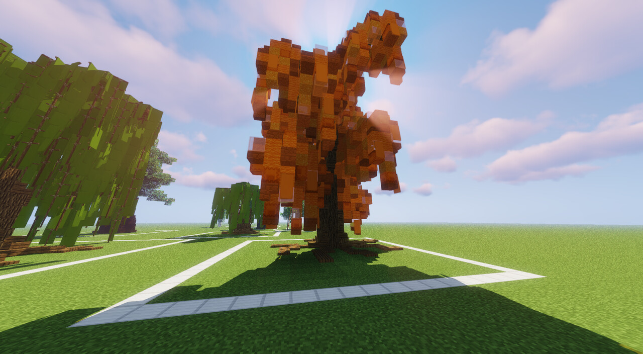 inspirations for different tree styles! (1.13) Minecraft Map