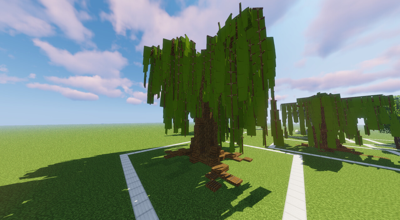 inspirations for different tree styles! (1.13) Minecraft Map