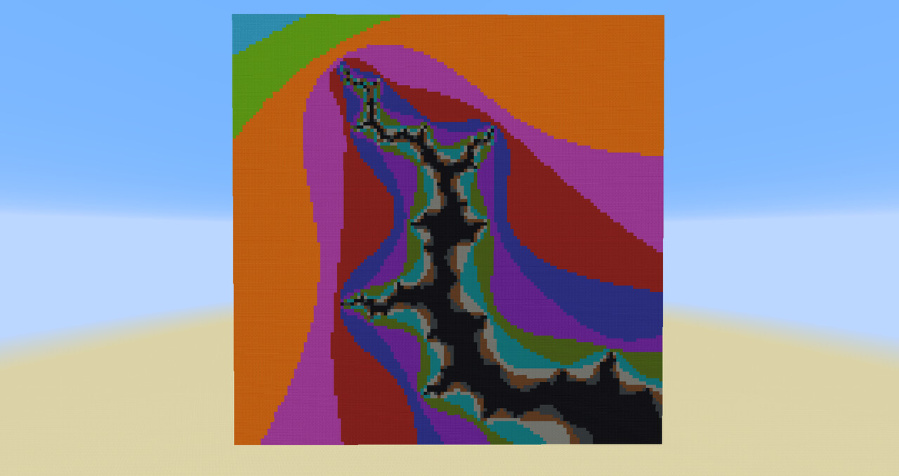 Mandelbrot Set Generator Minecraft Map