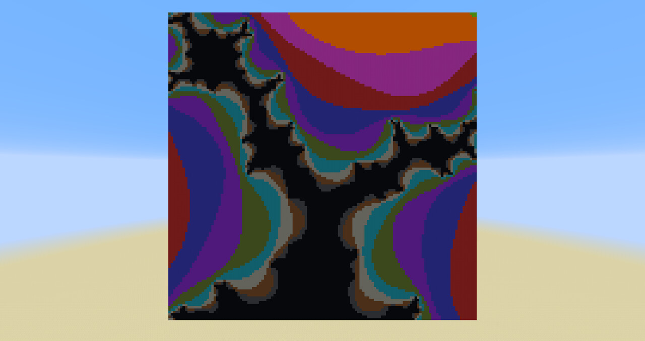 Mandelbrot Set Generator Minecraft Map