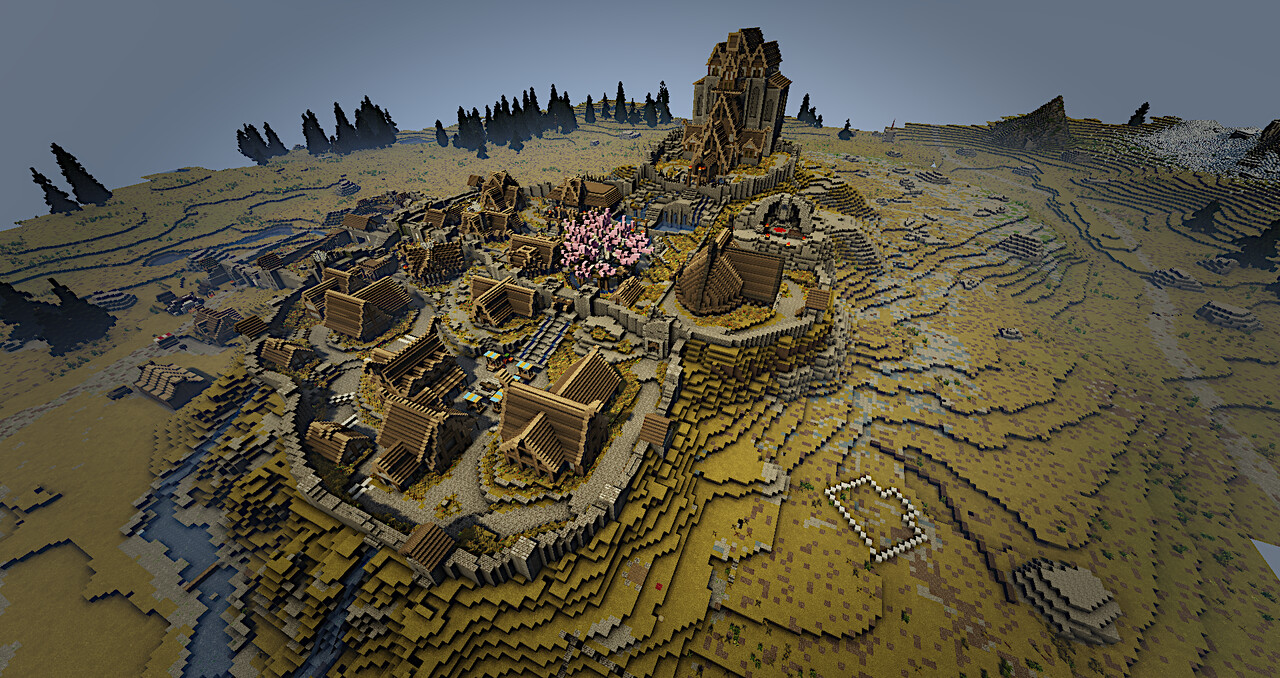 TamrielCraft - Whiterun of Skyrim Minecraft Map