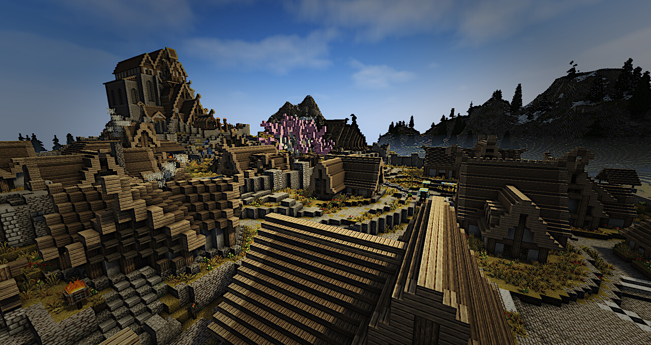 TamrielCraft - Whiterun of Skyrim Minecraft Map