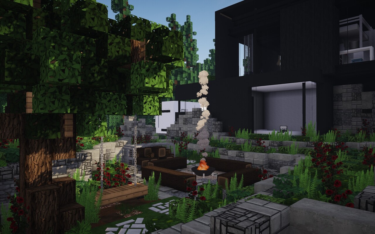 Modern Ruins House ||BPN SERVER Minecraft Map