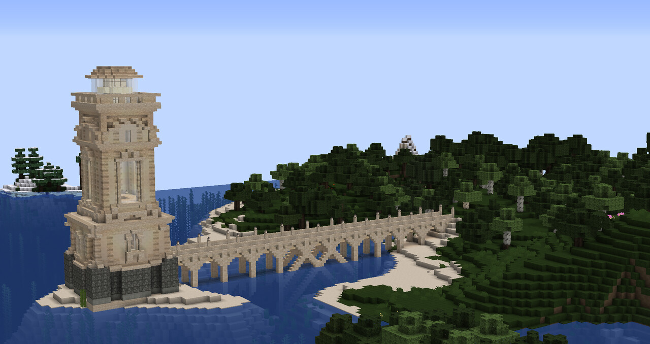 Lighthouse for Tower Build - Inspired by Kenofox Minecraft Map