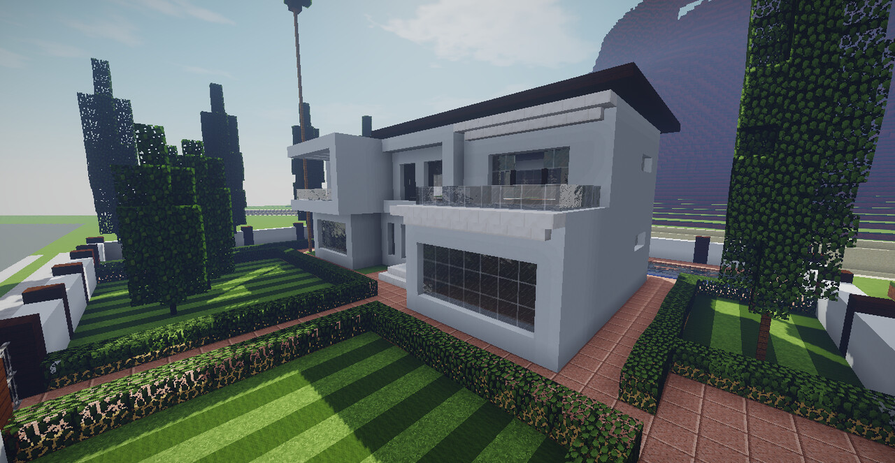 Modern House #20 + Schematics Minecraft Map