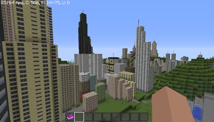 MINIATURE CITY v1.0.0 Minecraft Map
