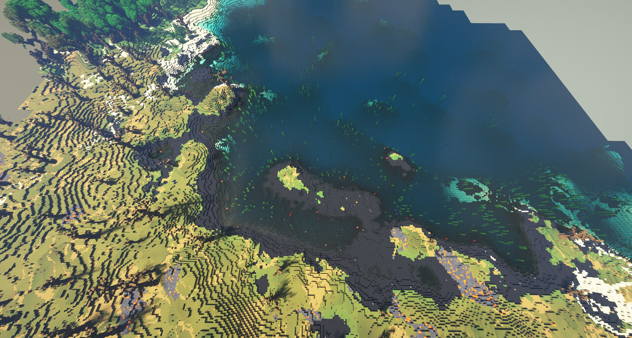 Iris Custom Map Generation Minecraft Map