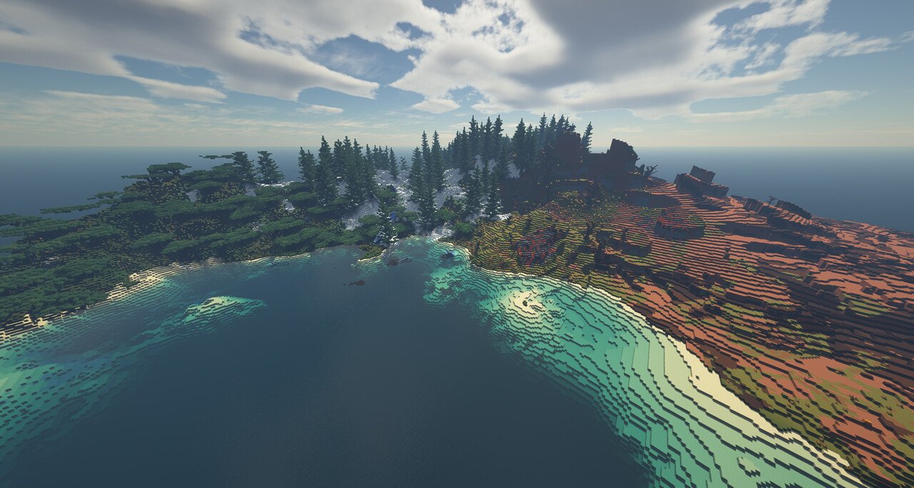 Iris Custom Map Generation Minecraft Map