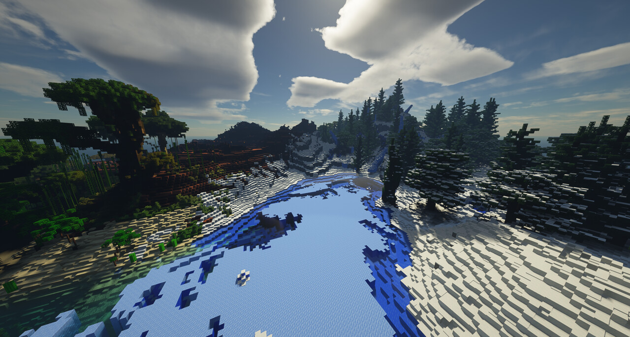 Iris Custom Map Generation Minecraft Map