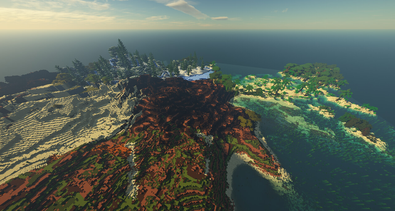 Iris Custom Map Generation Minecraft Map