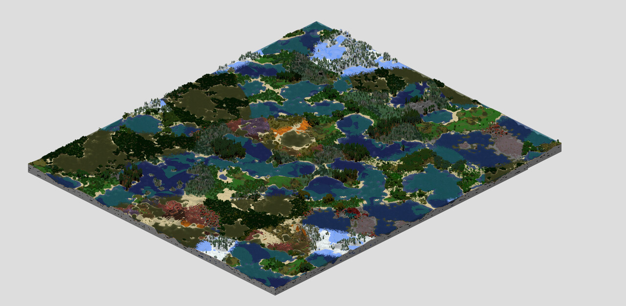 Iris Custom Map Generation Minecraft Map