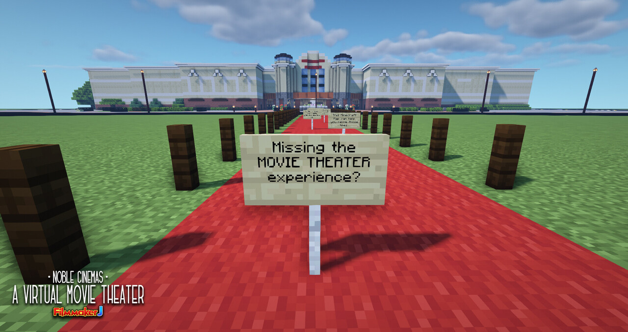 Noble Cinemas - A Virtual Movie Theater Minecraft Map