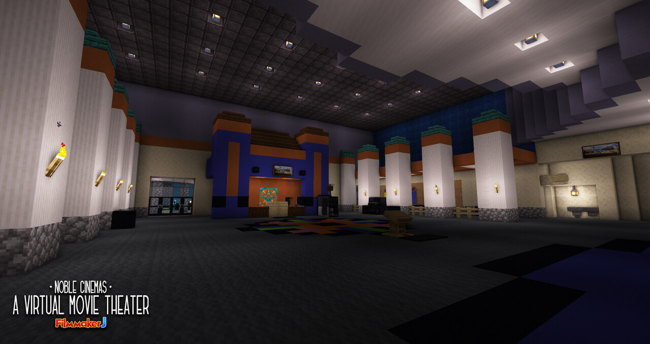 Noble Cinemas - A Virtual Movie Theater Minecraft Map