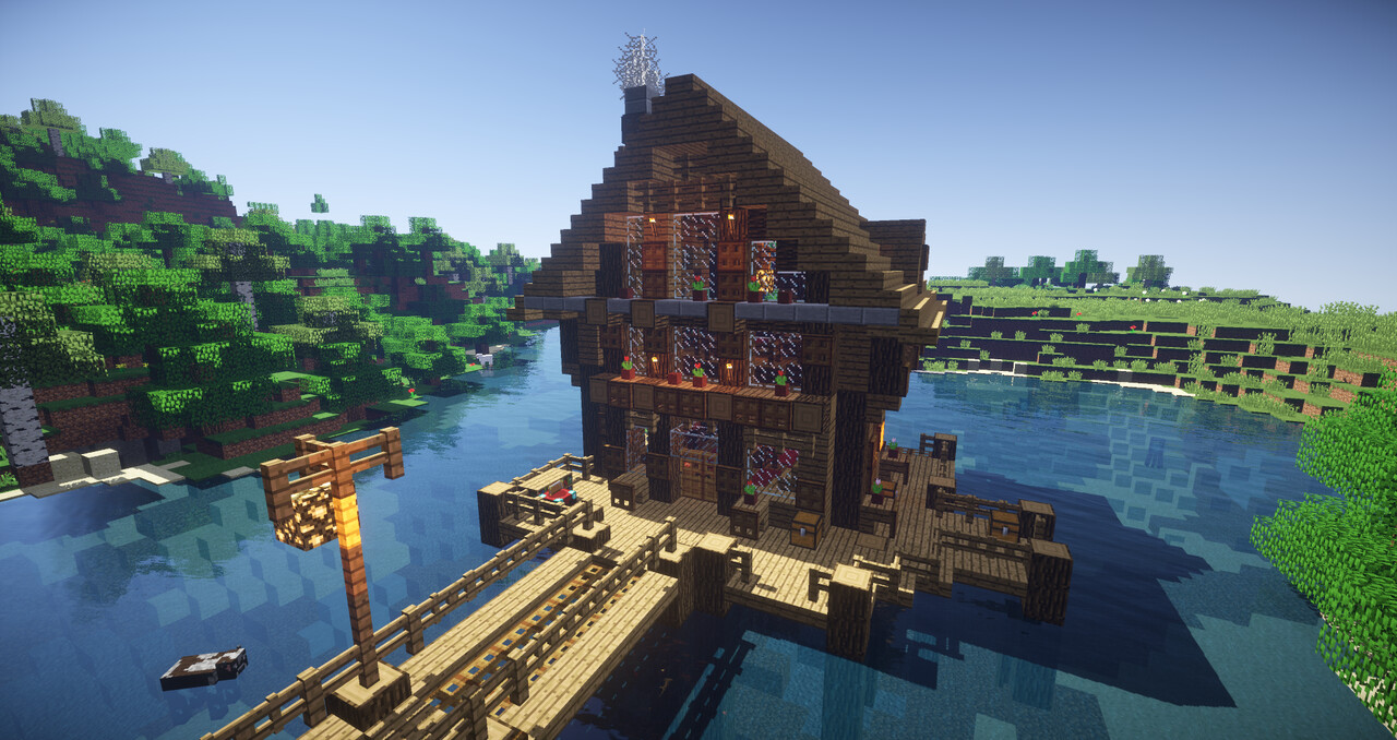 Riverside cottage Minecraft Map