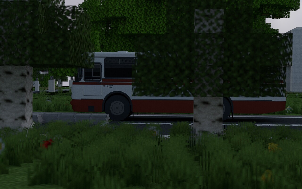 LAZ-695N and some remake of Ikaruses (260 and 280) Minecraft Map