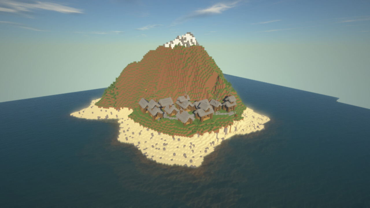 Small Village On Custom Map Minecraft Map