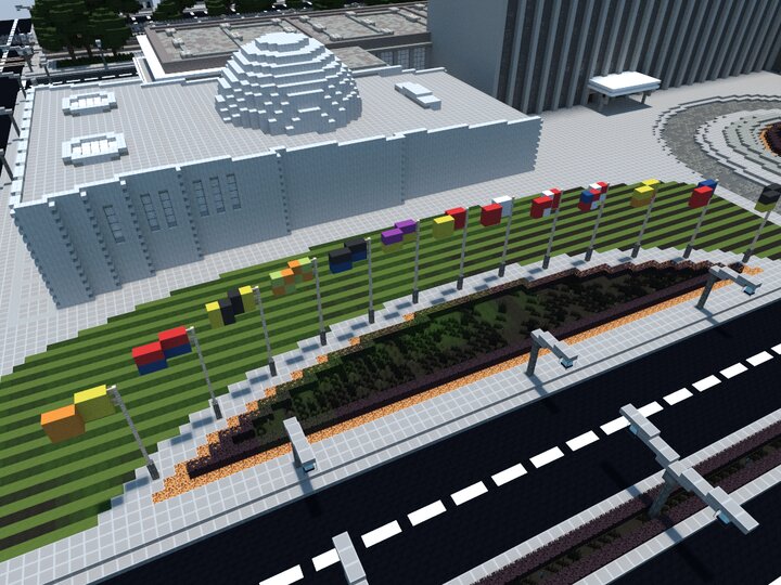 United Cities Headquarters | Mineopolis and the Countryside Minecraft Map