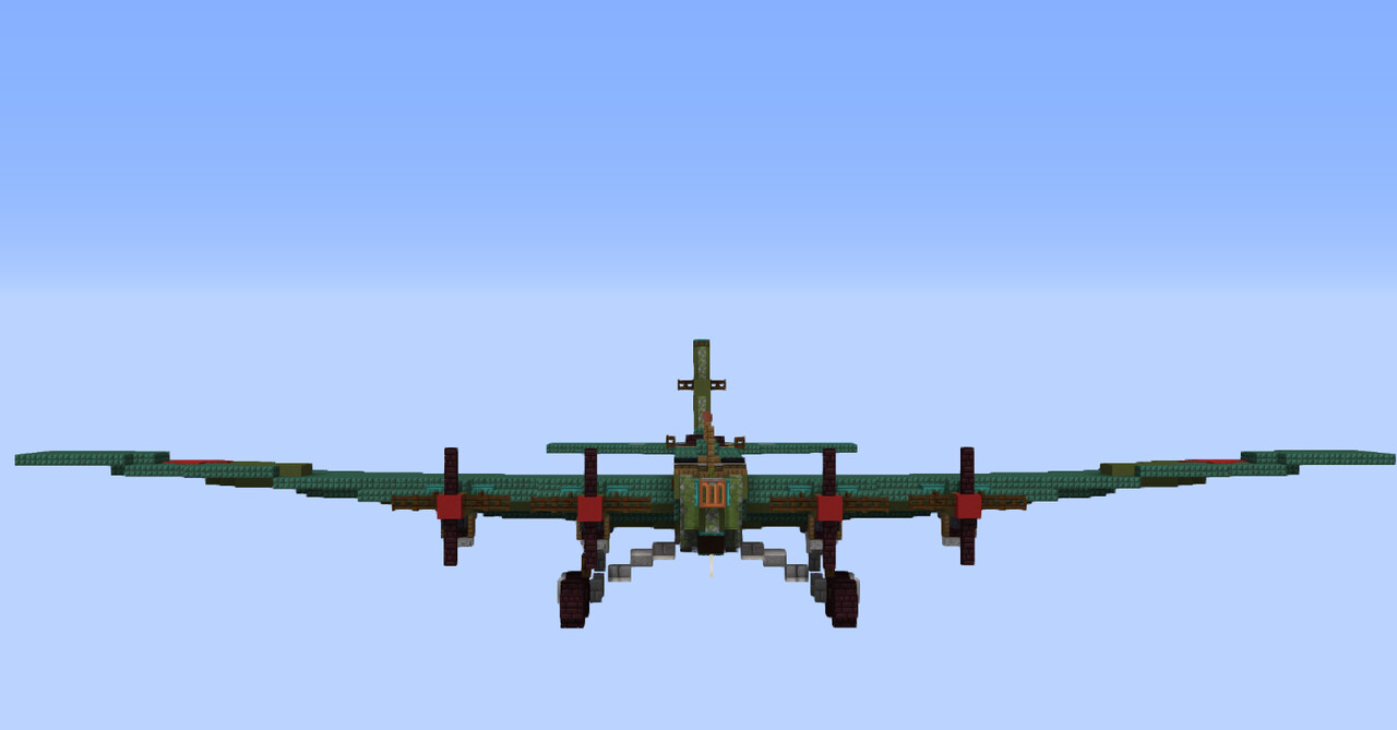 Tupolev TB-3 (WW2 Soviet Bomber) Minecraft Map