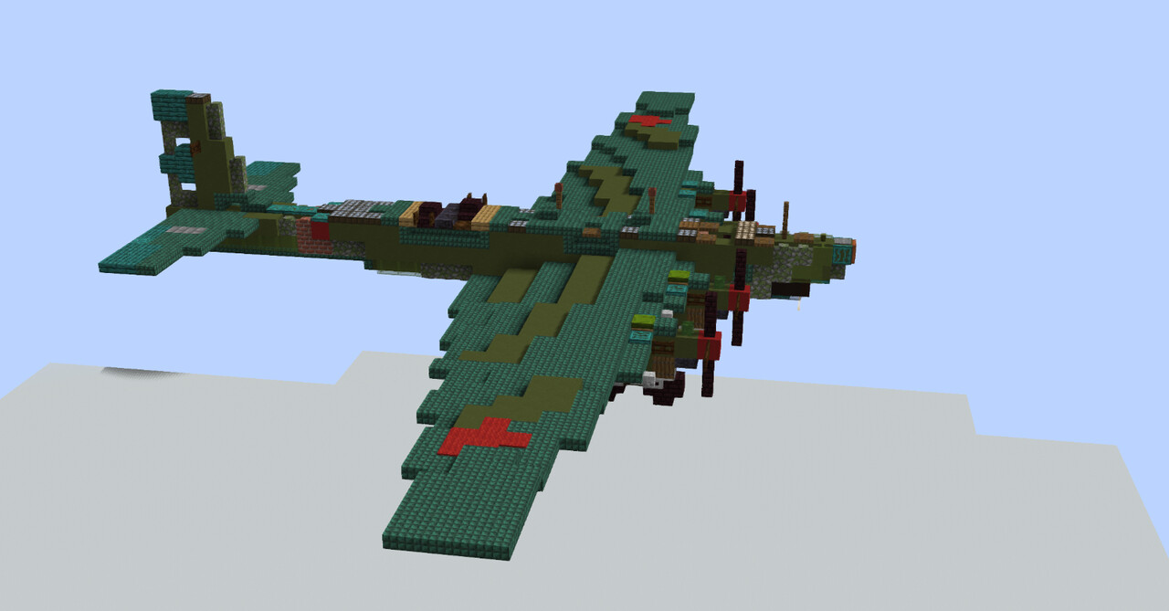Tupolev TB-3 (WW2 Soviet Bomber) Minecraft Map