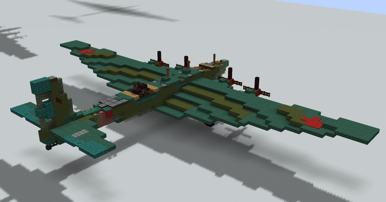 Tupolev TB-3 (WW2 Soviet Bomber) Minecraft Map