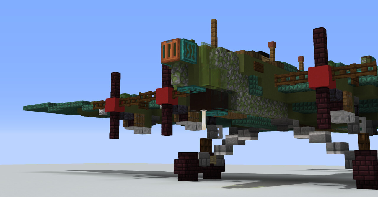 Tupolev TB-3 (WW2 Soviet Bomber) Minecraft Map