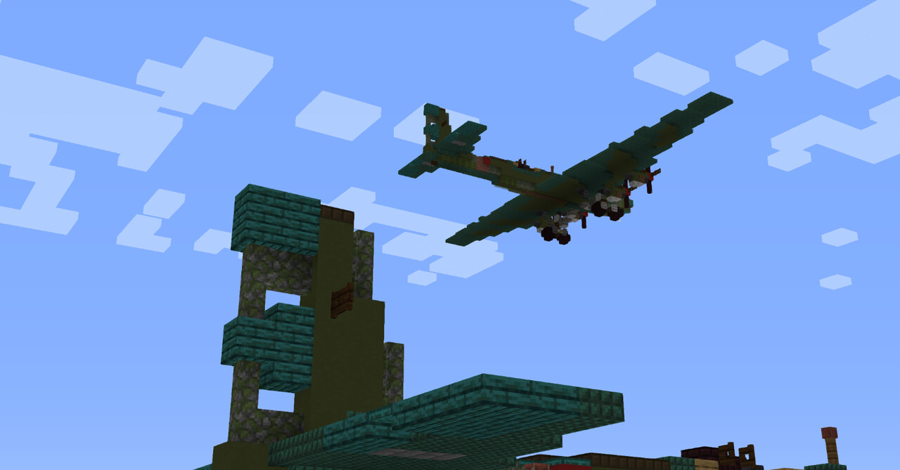 Tupolev TB-3 (WW2 Soviet Bomber) Minecraft Map
