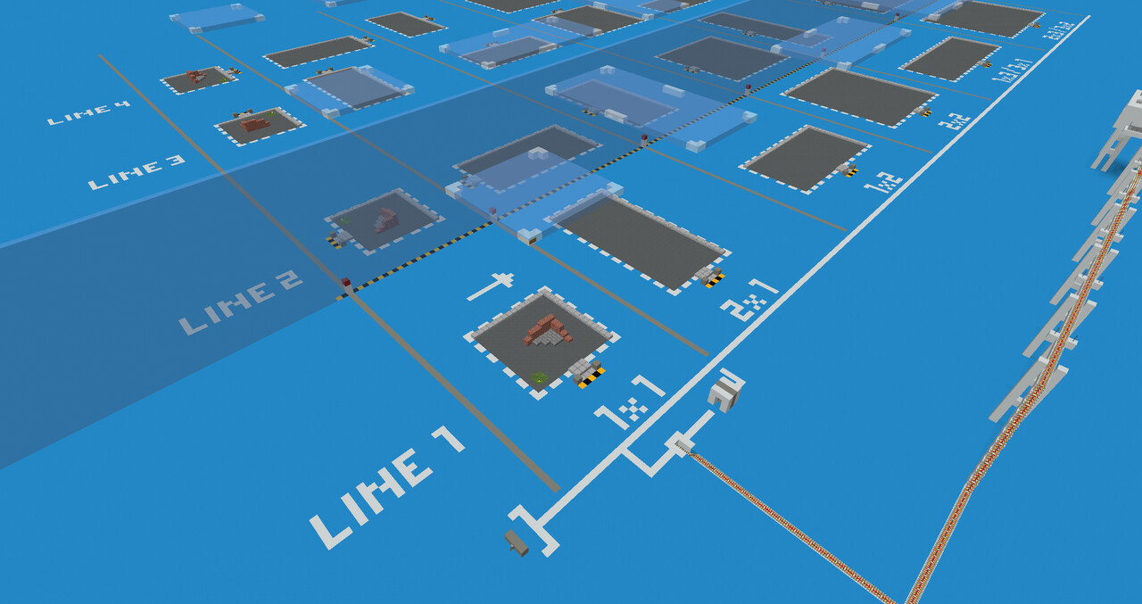 External Building Templates for the Infinity Project Minecraft Map