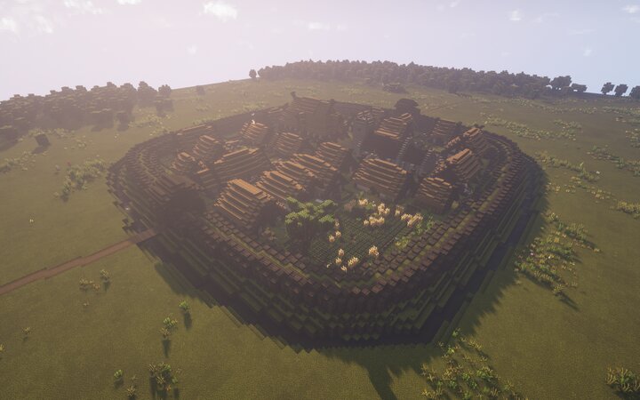 Anglo-Saxon Alfredian Burh [880 - 1066 A.D.] Minecraft Map